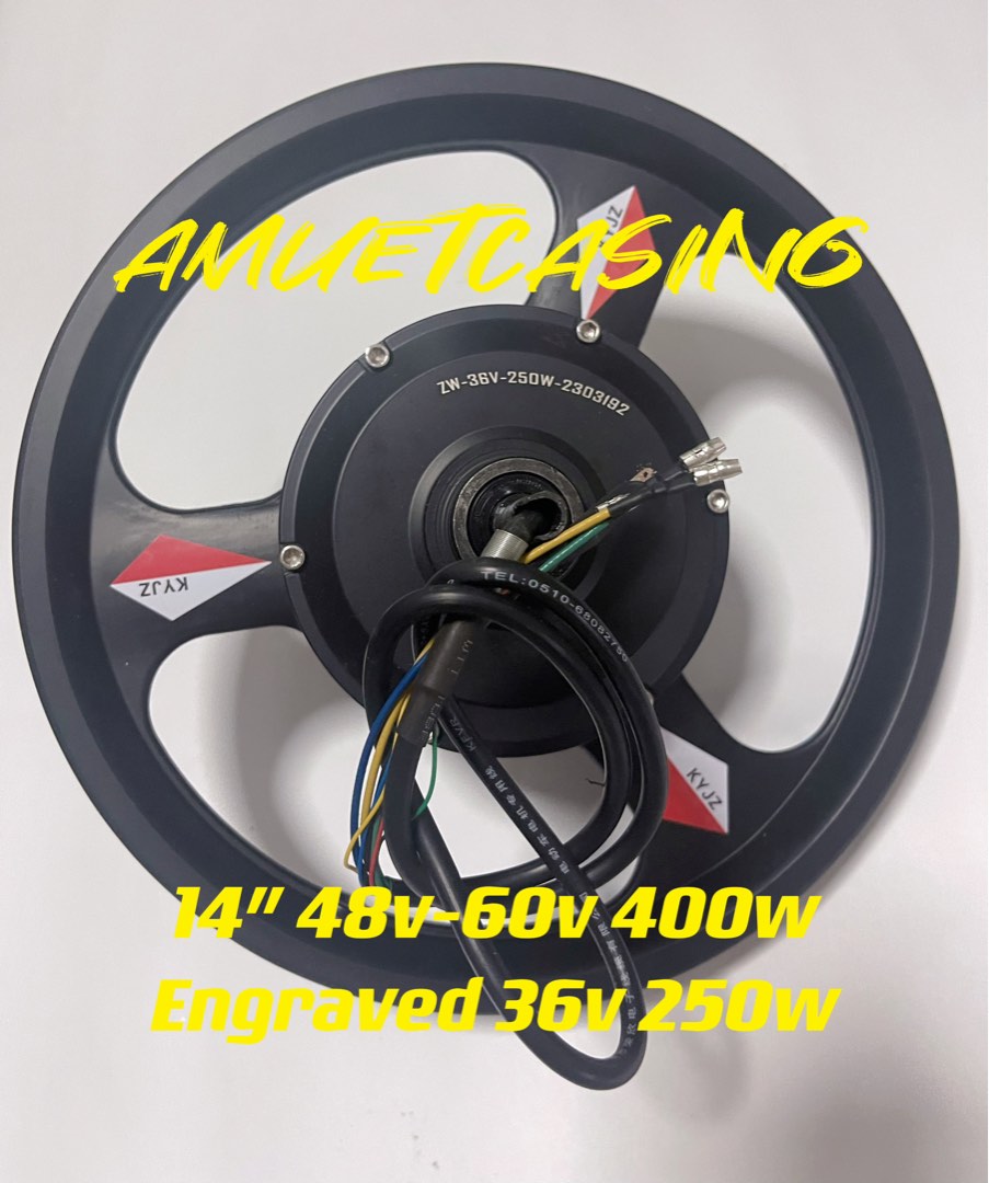14 inch 48-60v 400w motor jimove mc lc motor orange tag 14inch ecodrive ...