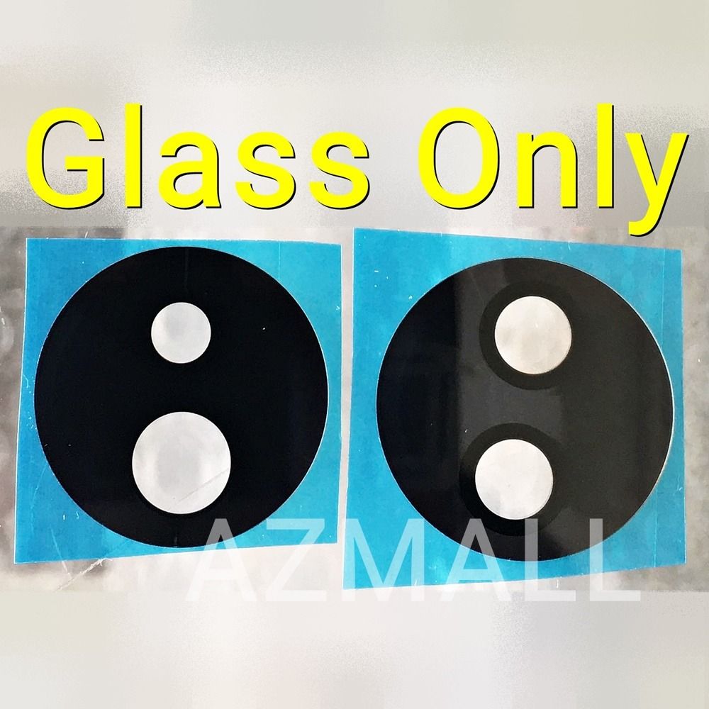 (2 Colors) NEW ORI Rear Camera Lens Glass Cover with Frame Adhesive for ...