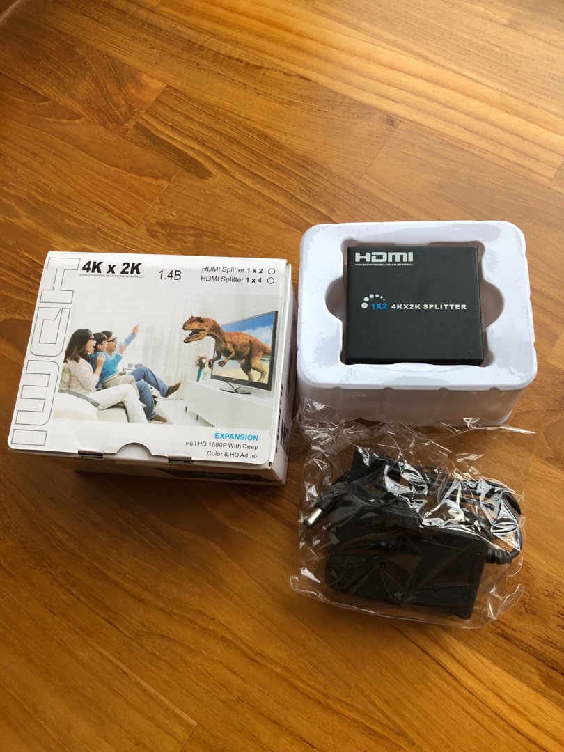 4K hdmi splitter 1 in 2 out, TV & Home Appliances, TV & Entertainment, TV Parts & Accessories on ...