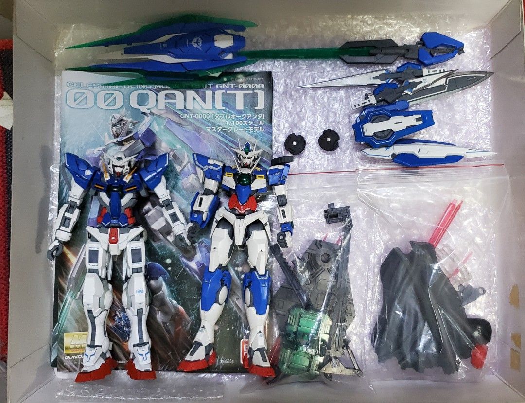 已砌 高達 Gundam 模型 MG 能天使 EXIA R1 & OOQ, 興趣及遊戲, 玩具 & 遊戲類 - Carousell