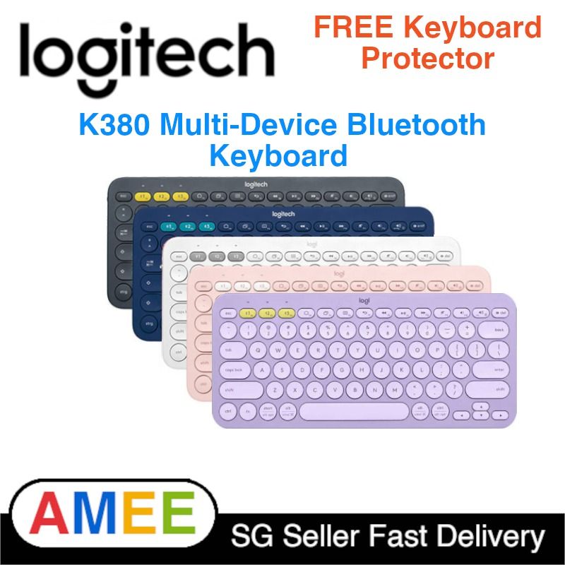 [ FREE keyboard cover ] Logitech K380 Multi-Device Bluetooth Keyboard ...