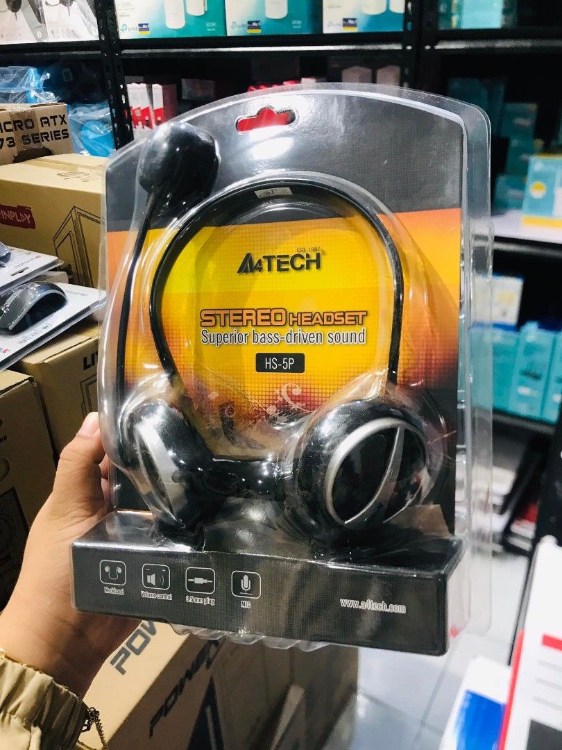 A4tech Hs 5p Headset Audio Headphones And Headsets On Carousell