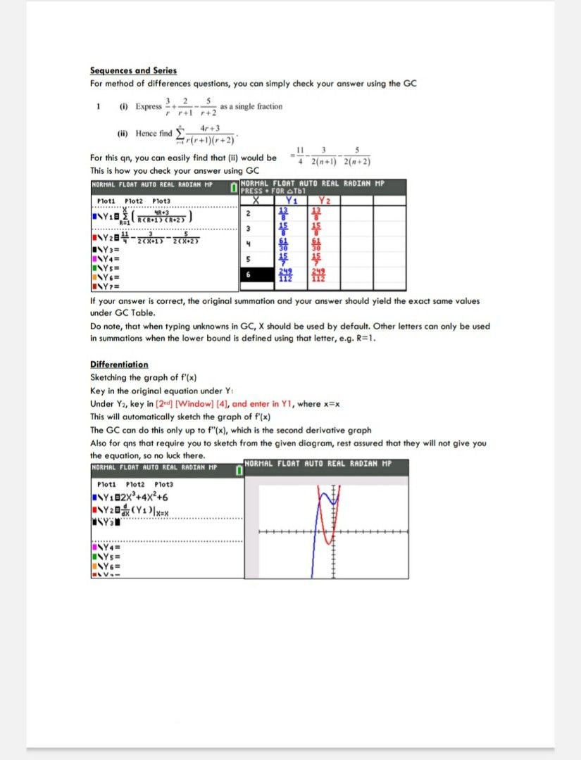 ‘A’ Level H2 Mathematics Complete Revision Package, Hobbies & Toys ...