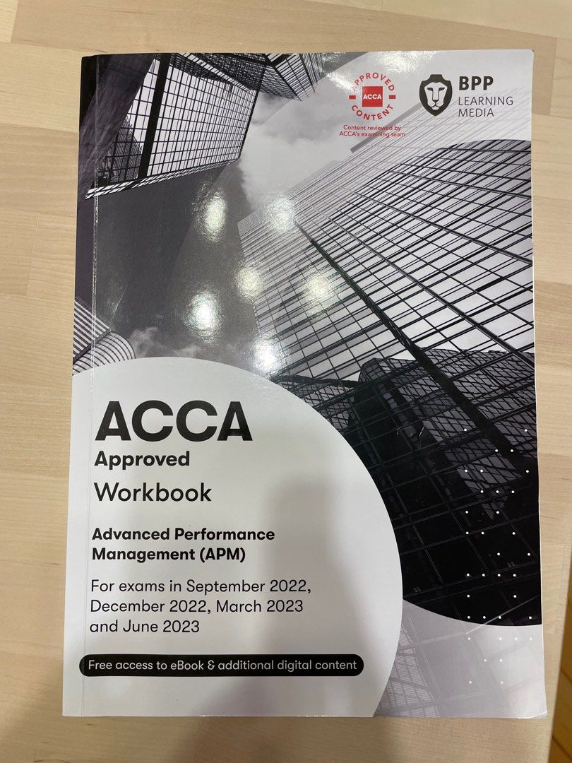 ACCA Advanced Performance Management (APM) Workbook / Practice ... ACCA Advanced Performance Management (APM) Workbook / Practice ...