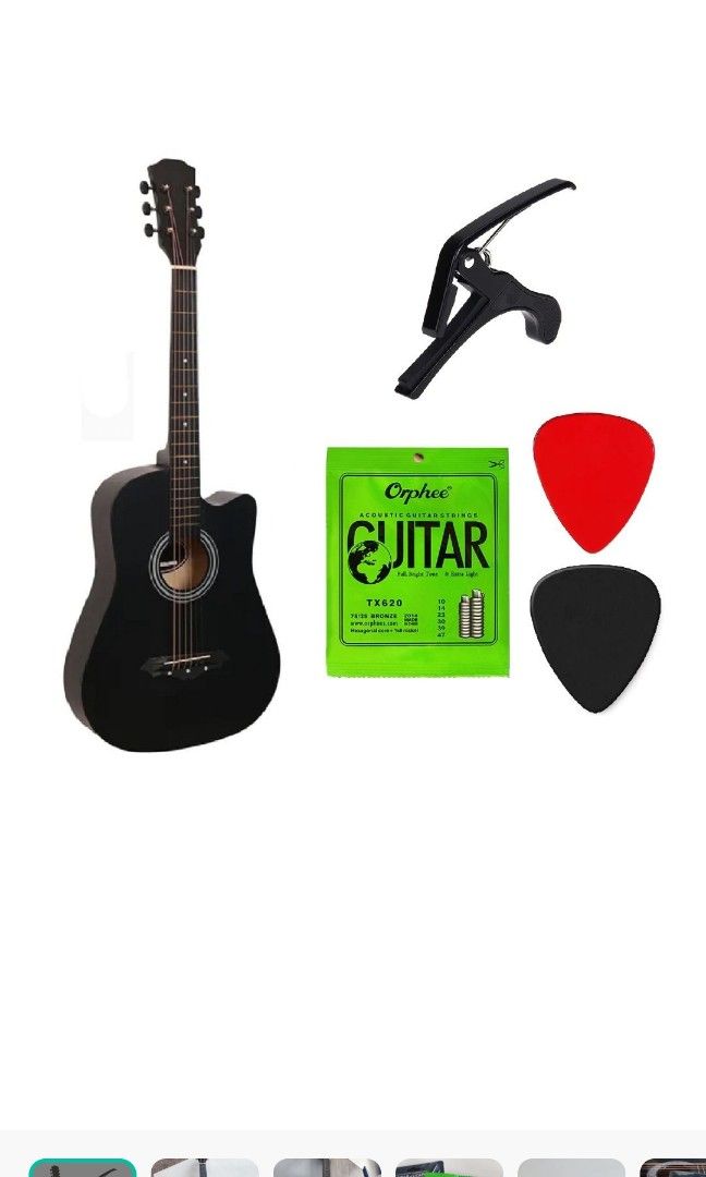 Acoustic Guitar set, Hobbies & Toys, Music & Media, Musical Instruments ...