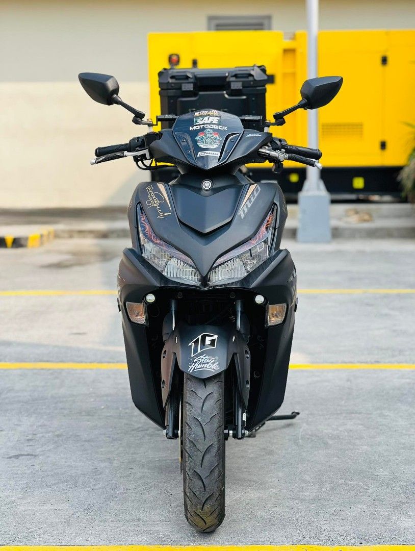 aerox s v2 abs 2021 8k odo, Motorbikes, Motorbikes for Sale on Carousell