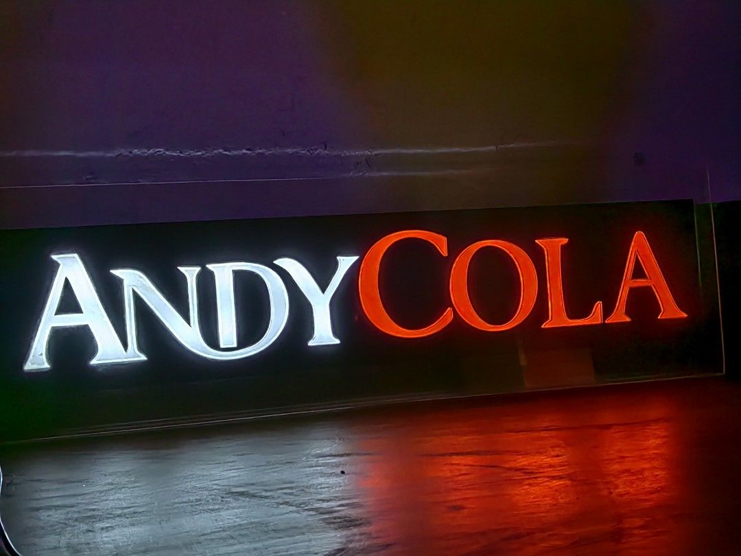 Andy Cola Whisky Lighted Signage on Carousell