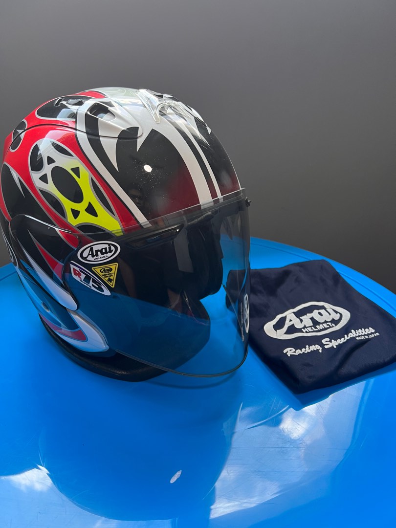 Arai Ram 4 Nakasuga, Motorcycles, Motorcycle Apparel on Carousell