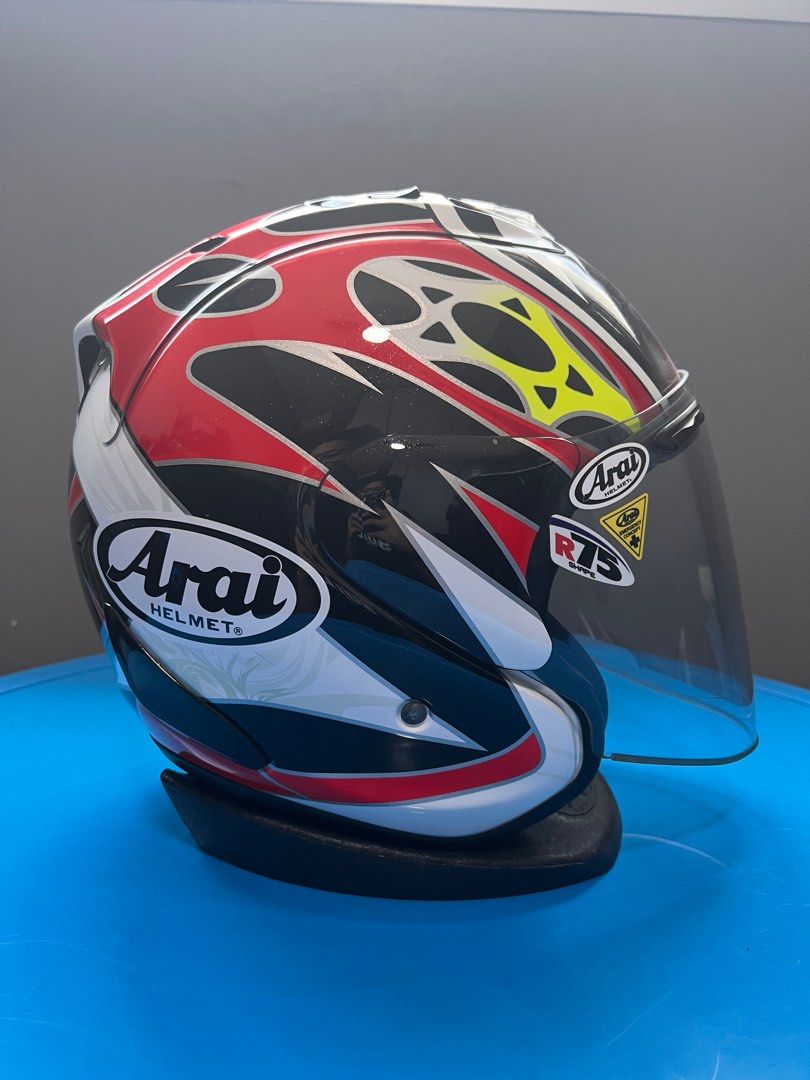 Arai Ram 4 Nakasuga, Motorcycles, Motorcycle Apparel on Carousell