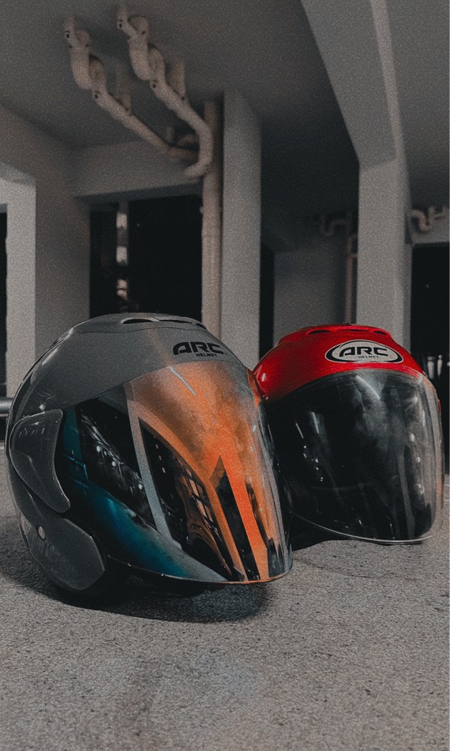 ARC HELMET, Motorcycles, Motorcycle Apparel on Carousell