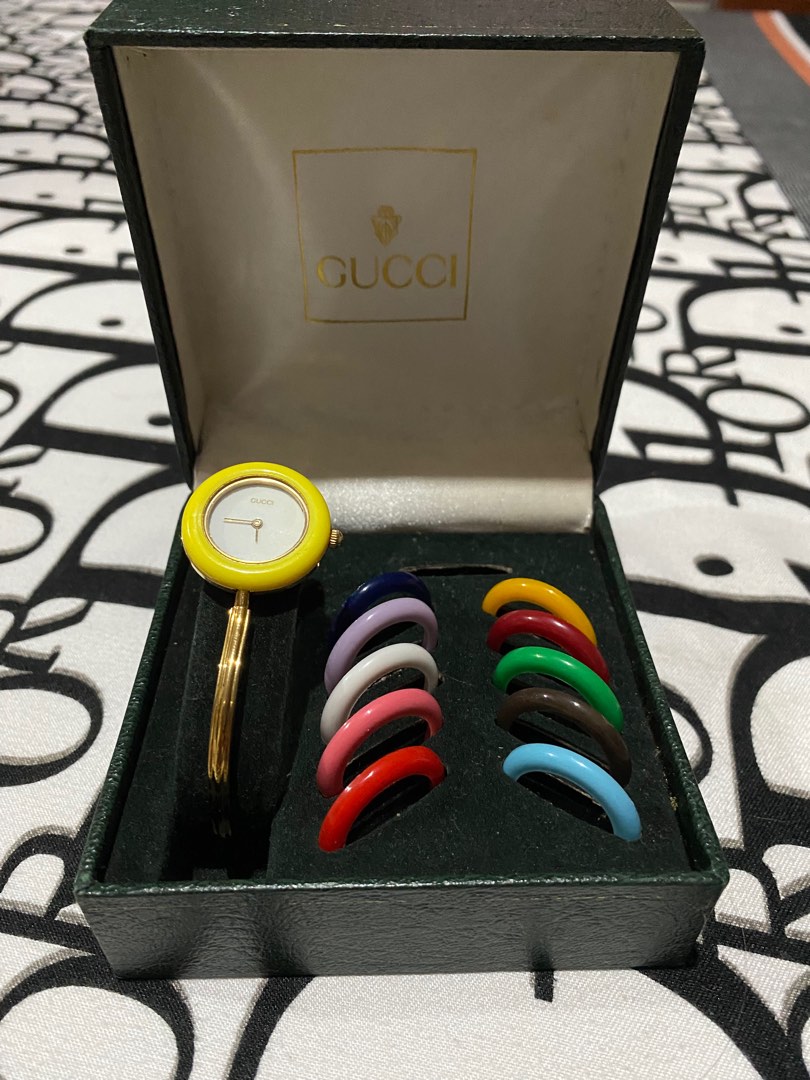 Authentic gucci bezels watch on Carousell