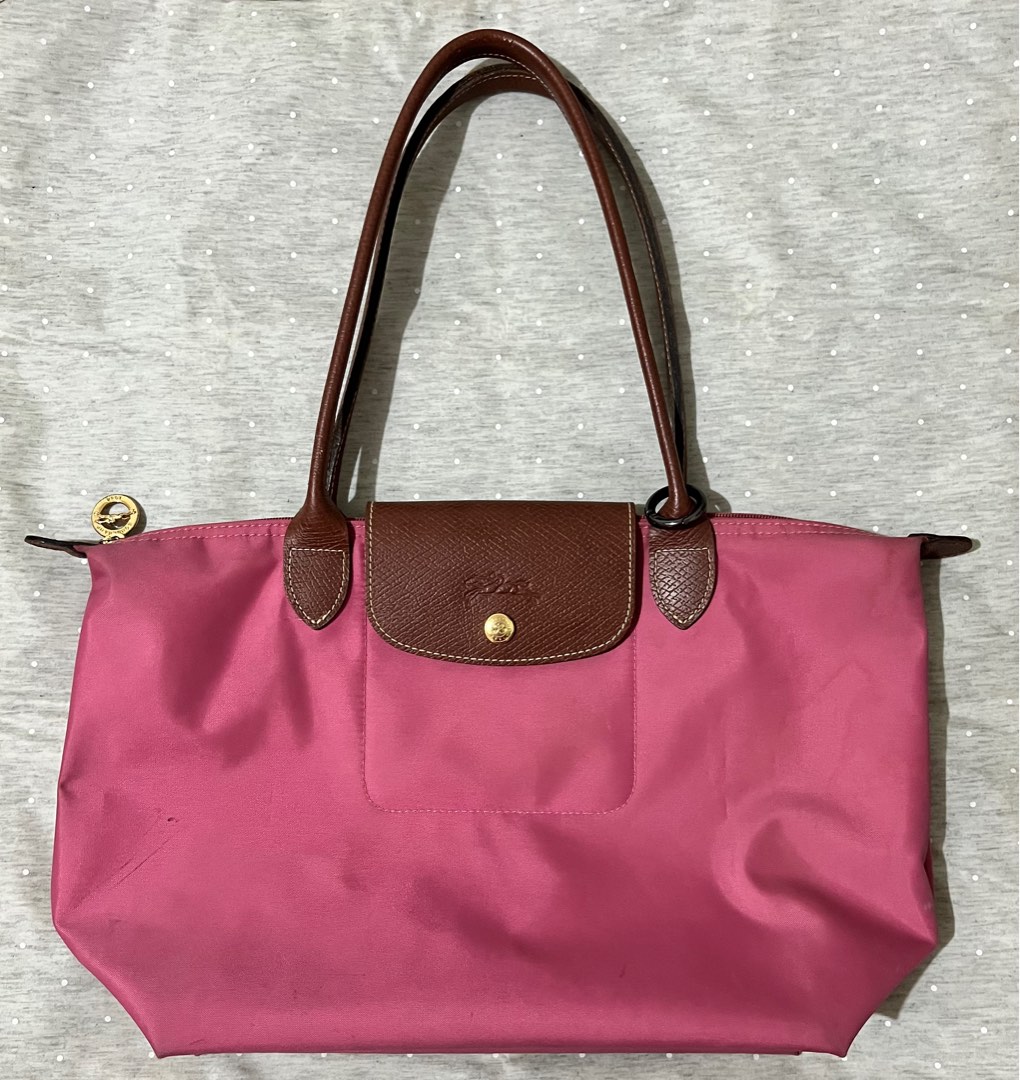 Authentic Longchamp Le Pliage Small Long Handle, Luxury, Bags & Wallets ...