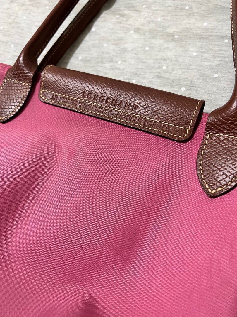 Authentic Longchamp Le Pliage Small Long Handle, Luxury, Bags & Wallets ...