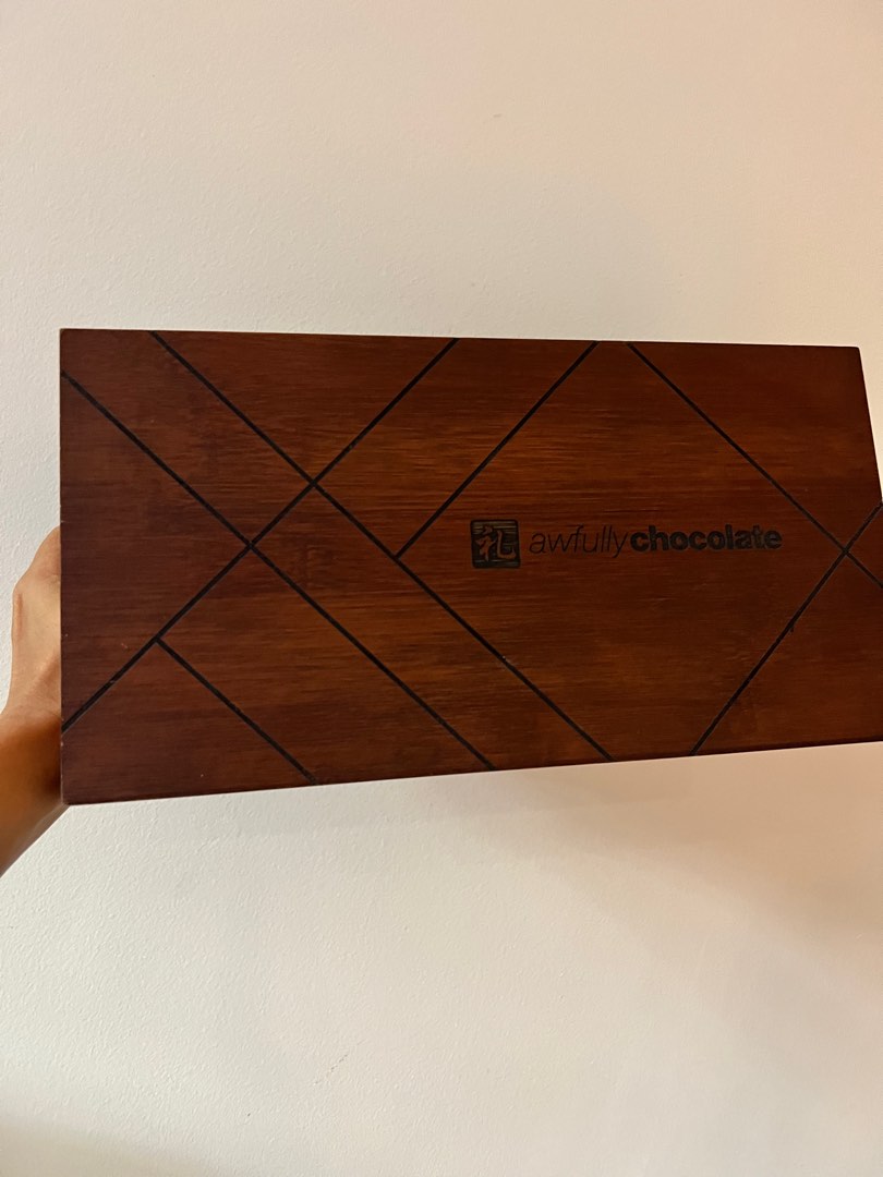Awfully Chocolate Wooden Box, Hobbies & Toys, Memorabilia ...