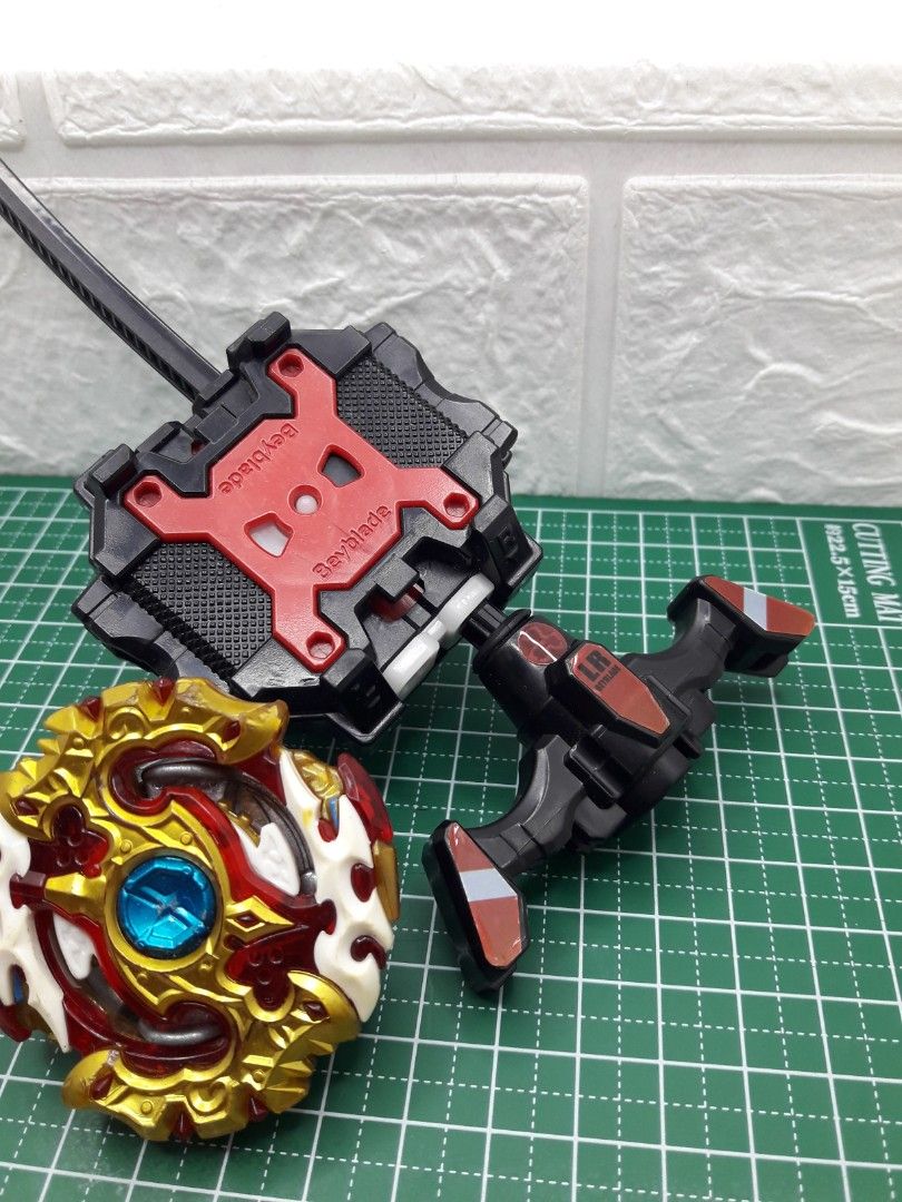 B 100 Starter pack Spriggan Requiem 0. Zt. with Left and Right Launcher and Ripcord Beyblade ...