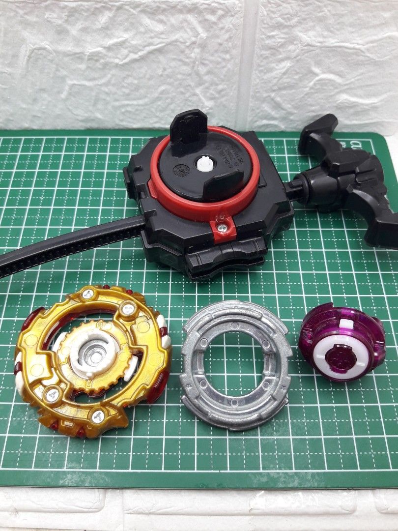 B 100 Starter pack Spriggan Requiem 0. Zt. with Left and Right Launcher and Ripcord Beyblade ...