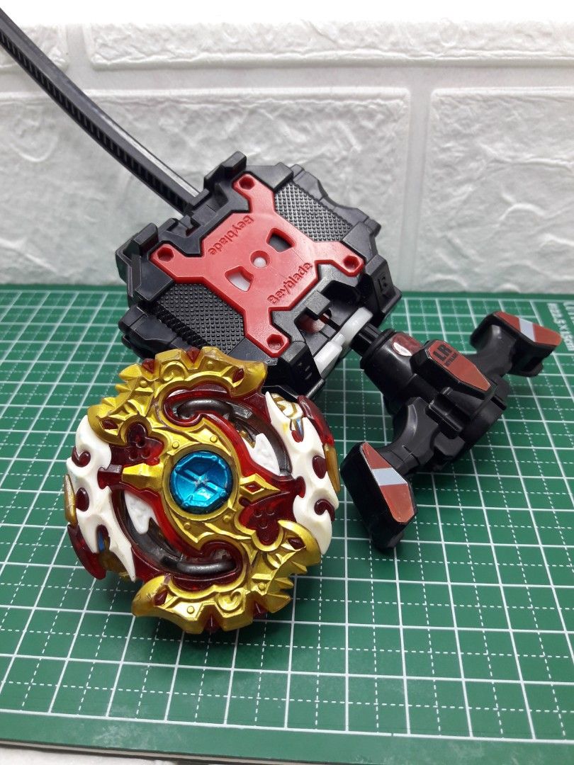 B 100 Starter pack Spriggan Requiem 0. Zt. with Left and Right Launcher and Ripcord Beyblade ...