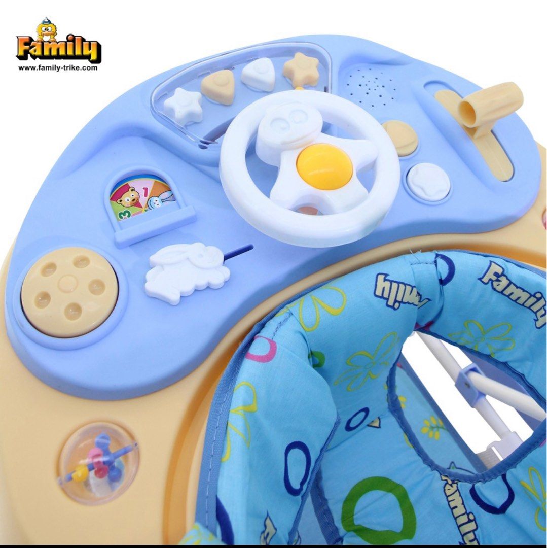 Baby Walker Family Seri Ayun Bw-2121 - Yellow Blue, Bayi & Anak, Mainan & Baby Walker di Carousell