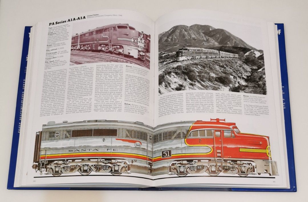 Big hardcover. THE GREAT BOOK OF TRAINS, Hobbies & Toys, Books ...