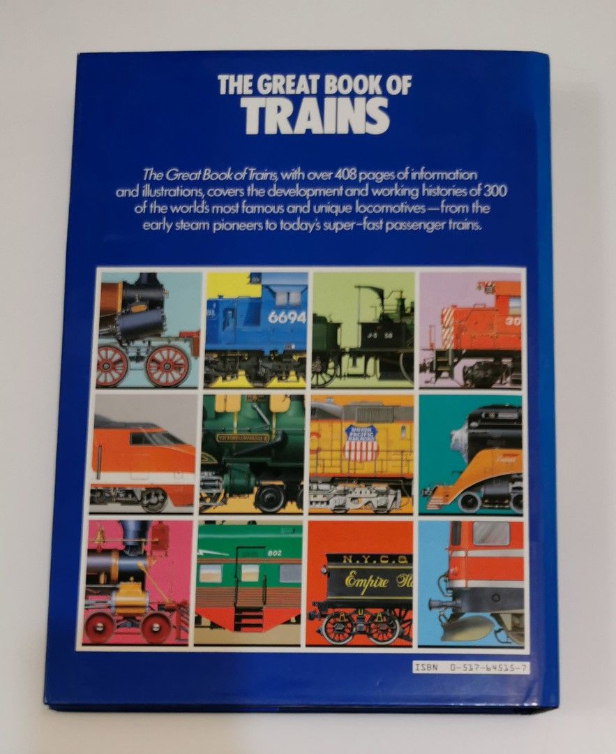 Big hardcover. THE GREAT BOOK OF TRAINS, Hobbies & Toys, Books ...