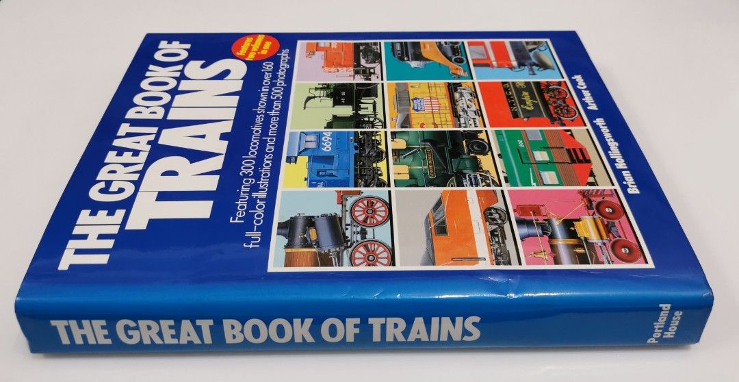 Big hardcover. THE GREAT BOOK OF TRAINS, Hobbies & Toys, Books ...