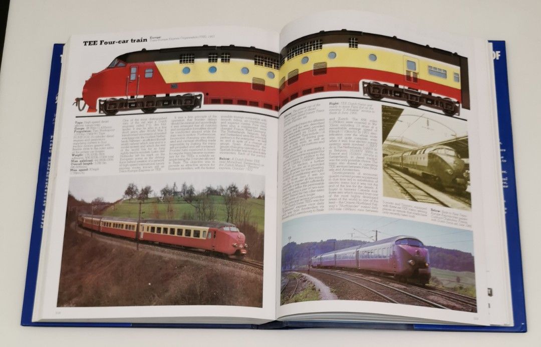 Big hardcover. THE GREAT BOOK OF TRAINS, Hobbies & Toys, Books ...