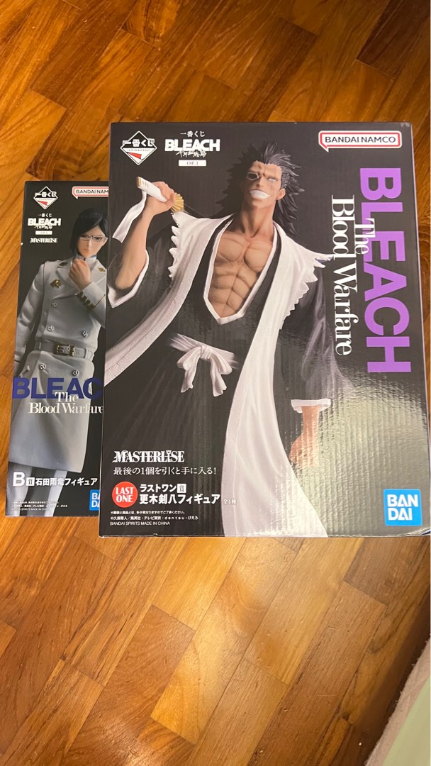 Bleach Kuji Last Prize Kenpachi + Prize D Uryu, Hobbies & Toys, Toys ...