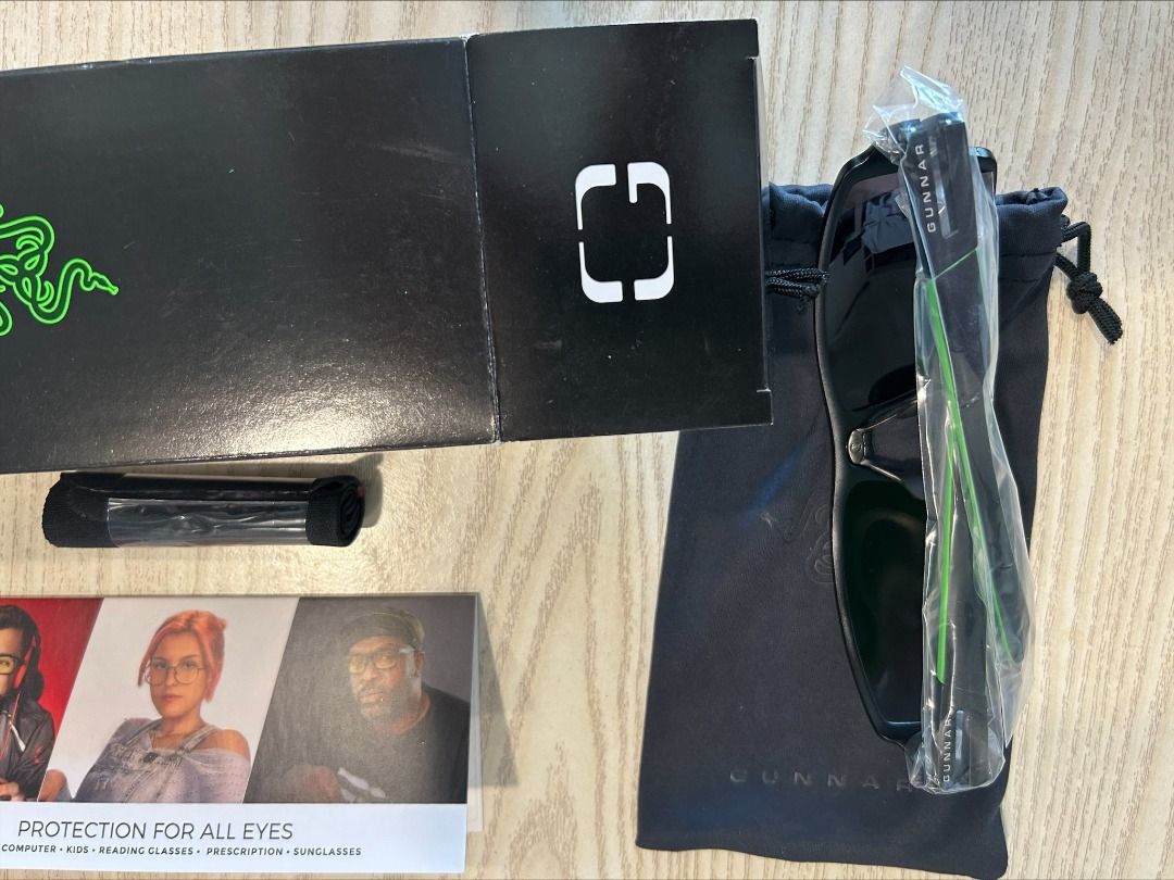 BNIB Gunnar x Razer RPG Edition Gaming Sunglasses with polarised lenses ...