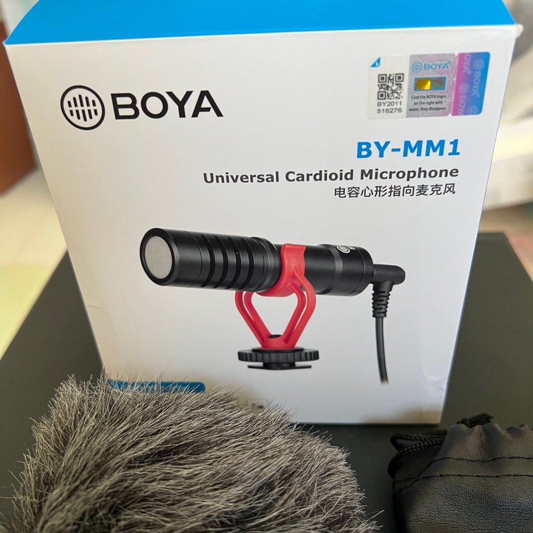 BOYA BY-MM1 Universal Cardioid Microphone, Audio, Microphones on Carousell