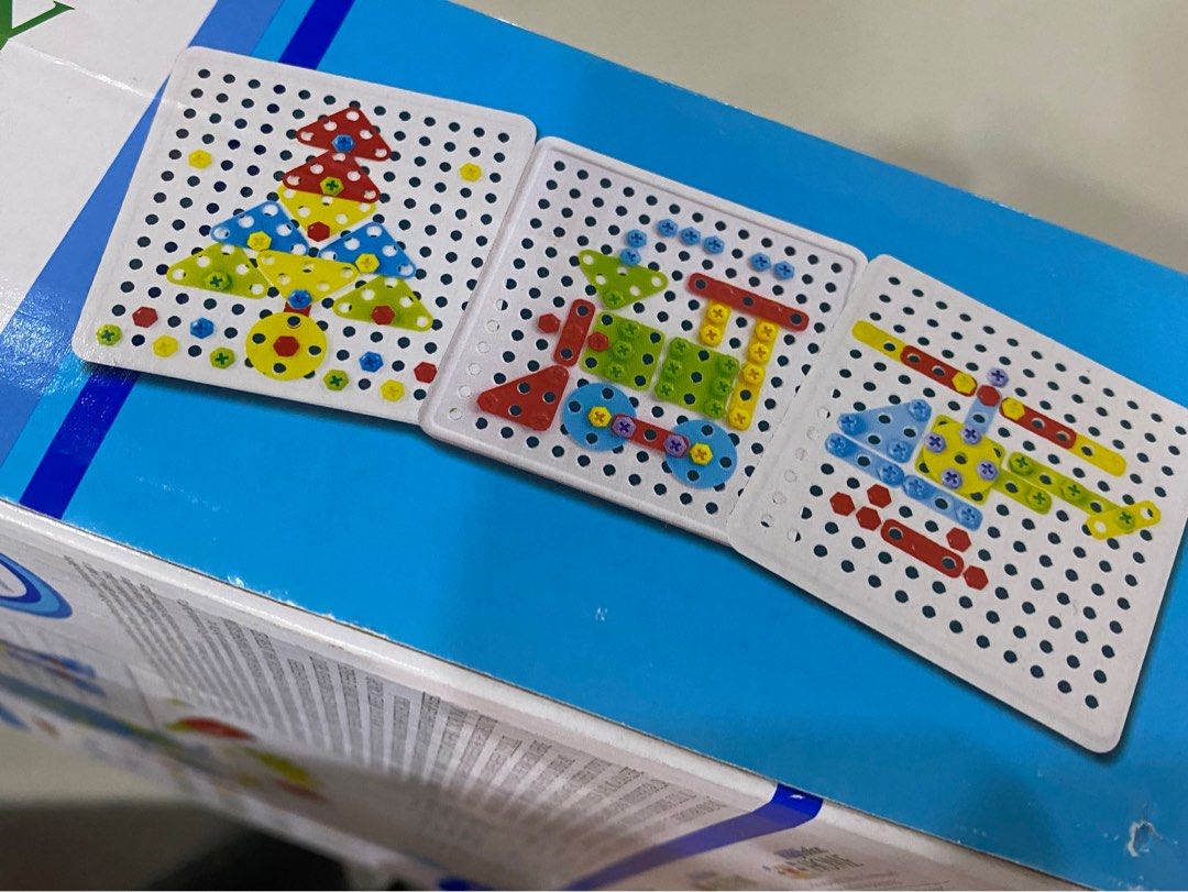 Build and Design Mosaic Puzzle (All pieces intact), Babies & Kids ...