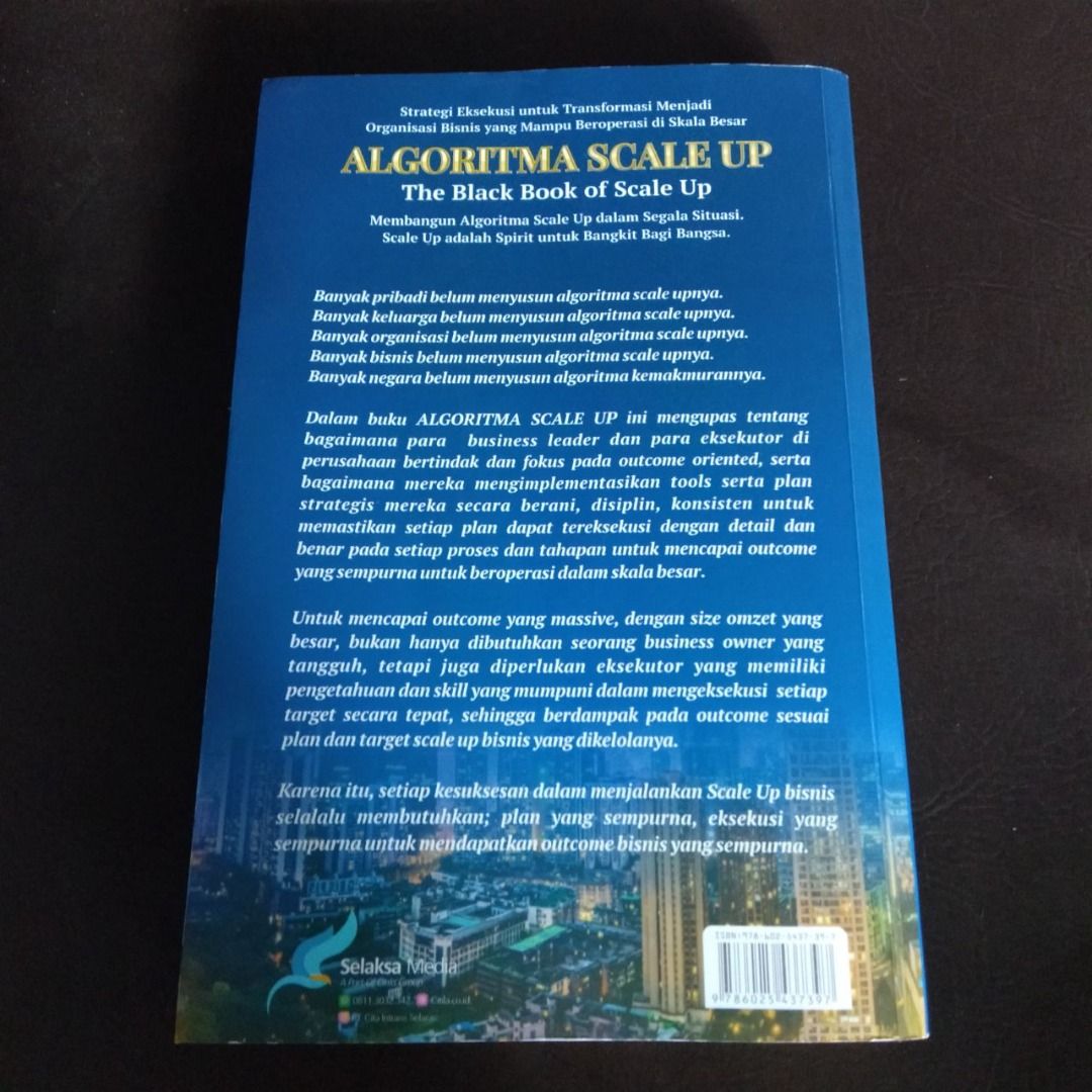 BUKU ALGORITMA SCALE UP by Coach Dr. Fahmi, Buku & Alat Tulis, Buku di Carousell