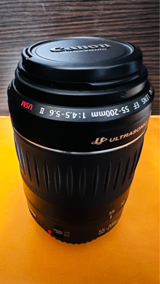Canon EF 55-200mm f/4.5-5.6 II USM | Made in Japan, 攝影器材, 鏡頭及裝備 - Carousell