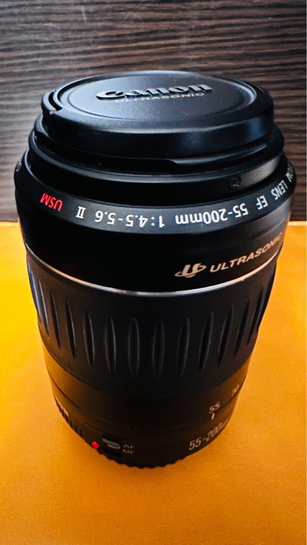 Canon EF 55-200mm f/4.5-5.6 II USM | Made in Japan, 攝影器材, 鏡頭及裝備 - Carousell