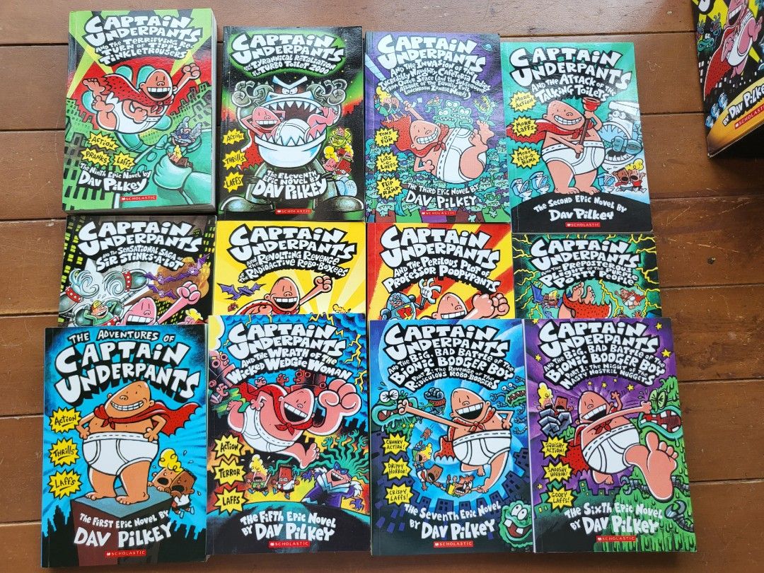 Captain Underpants-The Gigantic Collection, Hobbies & Toys, Books ...