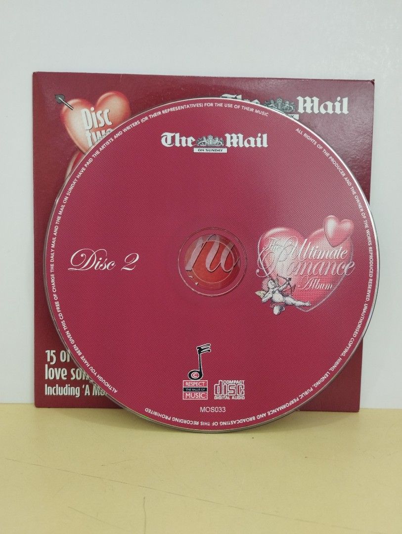 (CD) Disc Two The Ultimate Romance Album, Hobbies & Toys, Music & Media ...