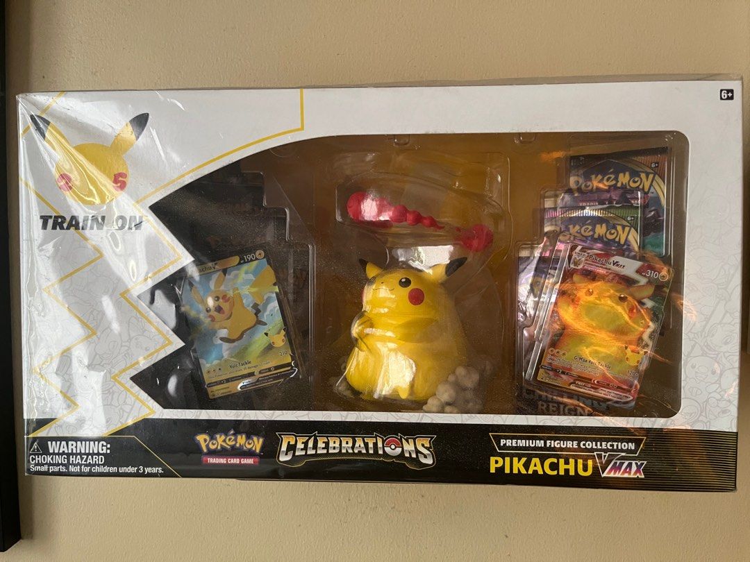 Celebrations Premium Pikachu VMAX Figure Collection Box, Hobbies & Toys ...