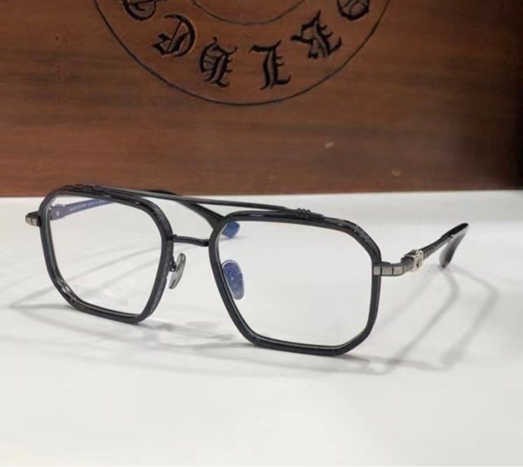 Chrome Heart Titanium Spectacle Frame, Men's Fashion, Watches ...