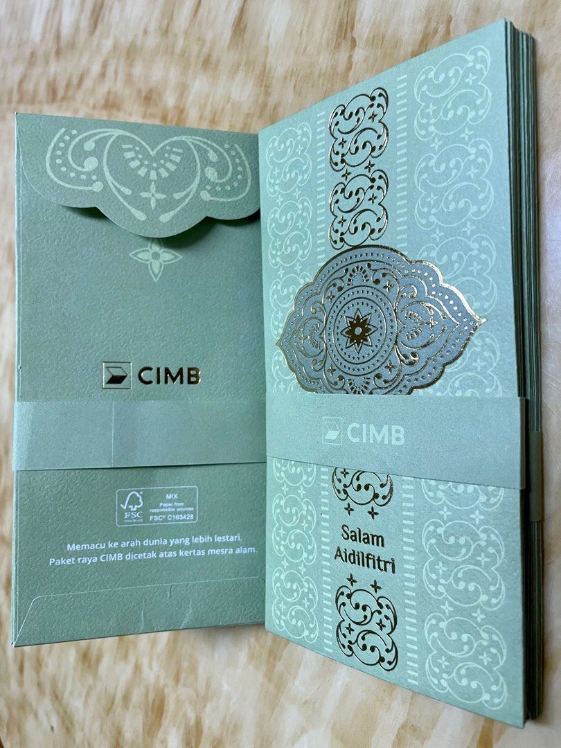 CIMB Bank Raya Packets / Sampul Raya 2023, Hobbies & Toys, Stationery ...