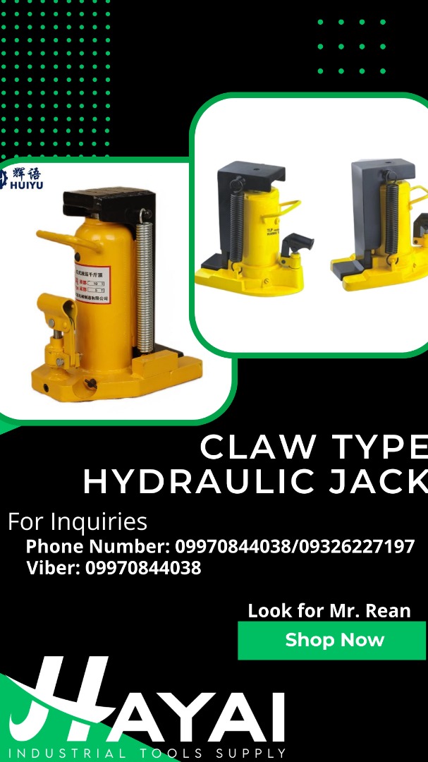 Claw Type Hydraulic Jack, Commercial & Industrial, Industrial Equipment ...