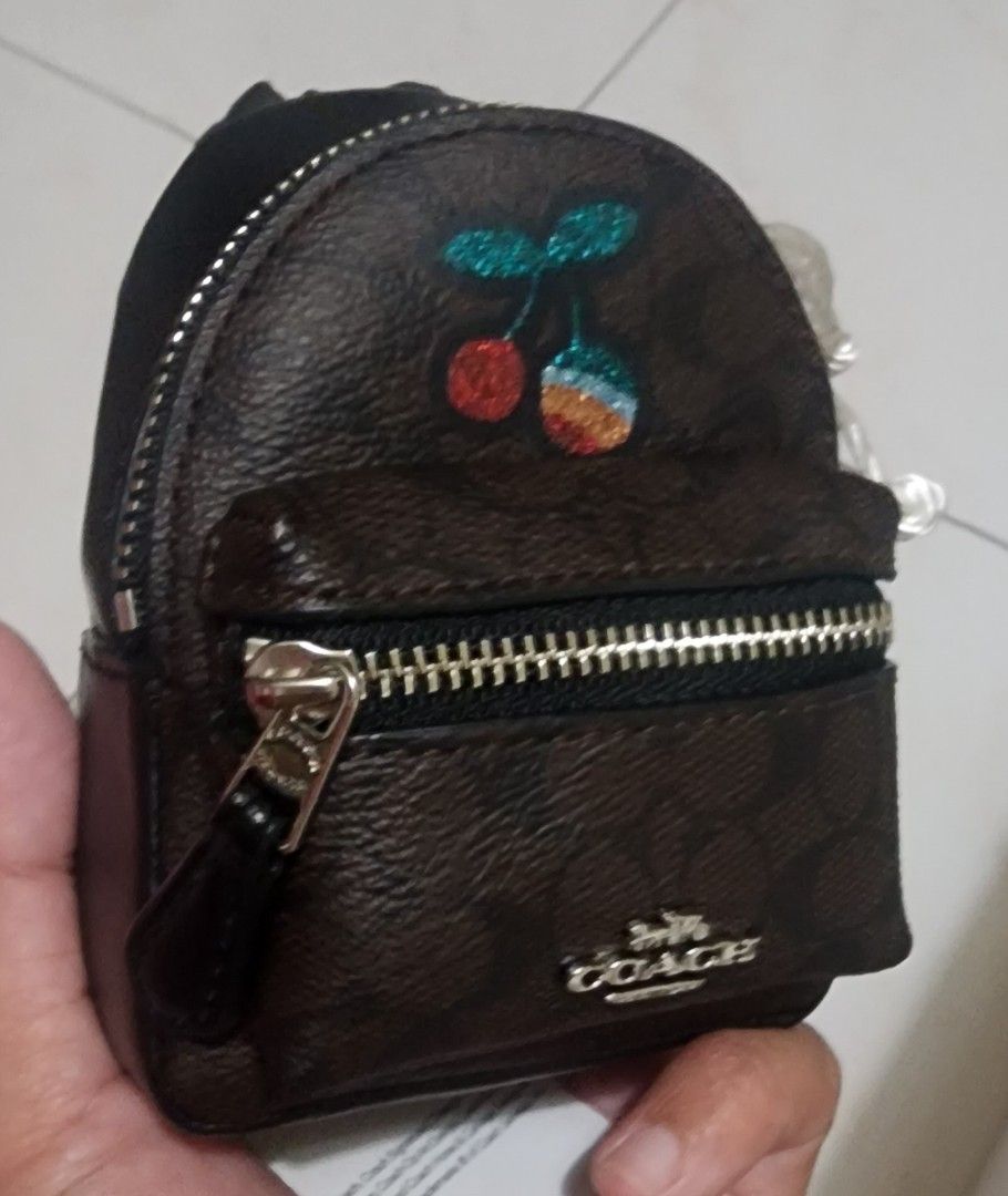 Coach mini backpack pouch, Men's Fashion, Bags, Belt bags, Clutches and ...