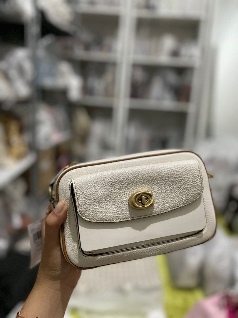 Coach Willow Camera Bag In Colorblock chalk multi, Barang Mewah, Tas ...