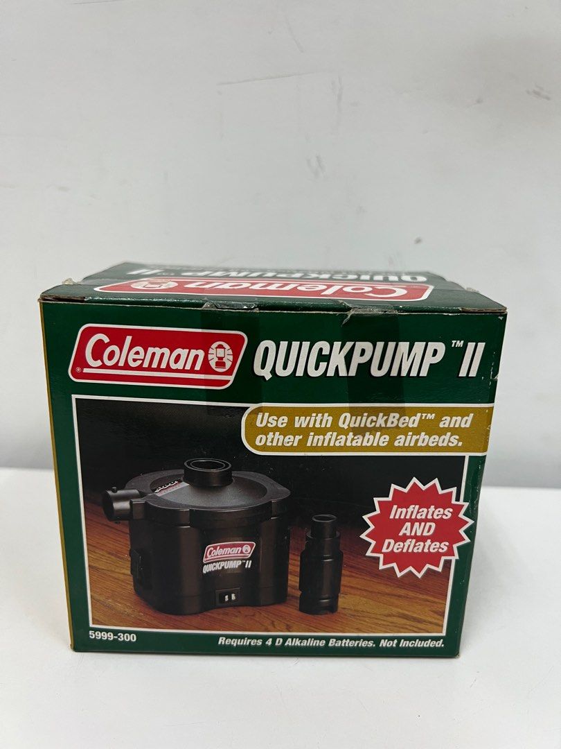 Coleman quick pump, Furniture & Home Living, Outdoor Furniture on Carousell