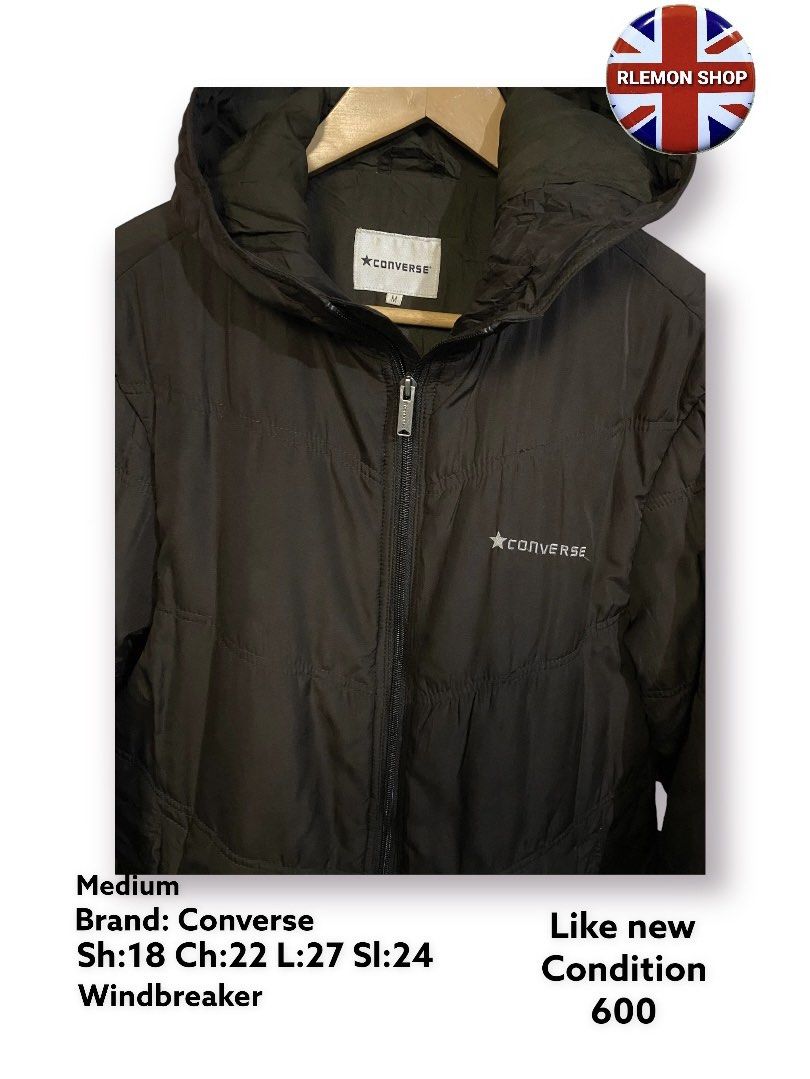 Converse Puffer Windbreaker Jacket, Men's Fashion, Coats, Jackets and ...