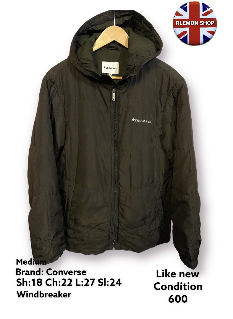 Converse Puffer Windbreaker Jacket, Men's Fashion, Coats, Jackets and ...