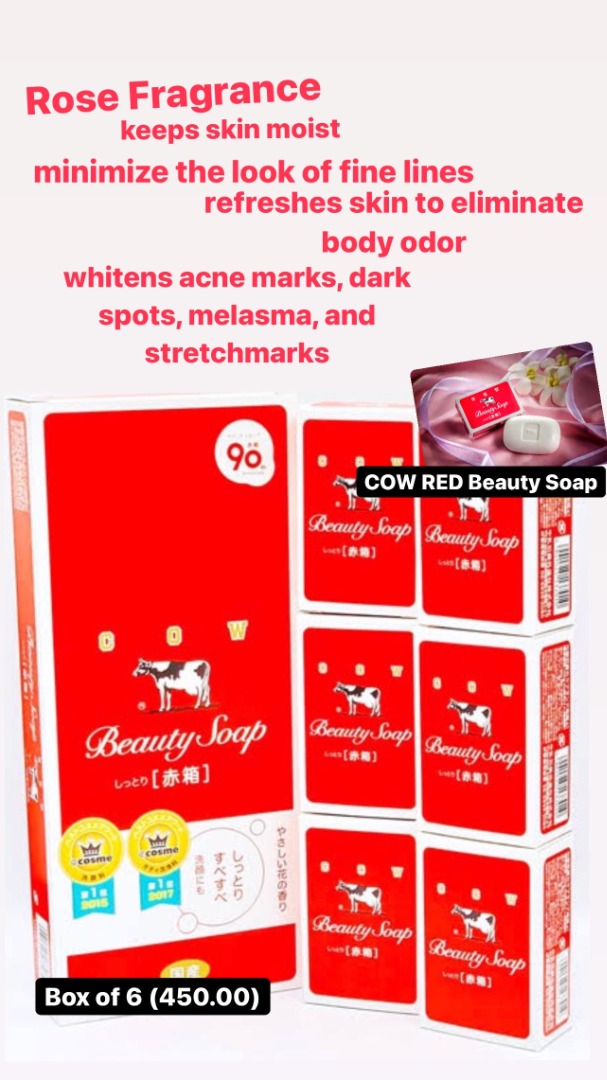 COW Whitening soap, Beauty & Personal Care, Bath & Body, Bath on Carousell