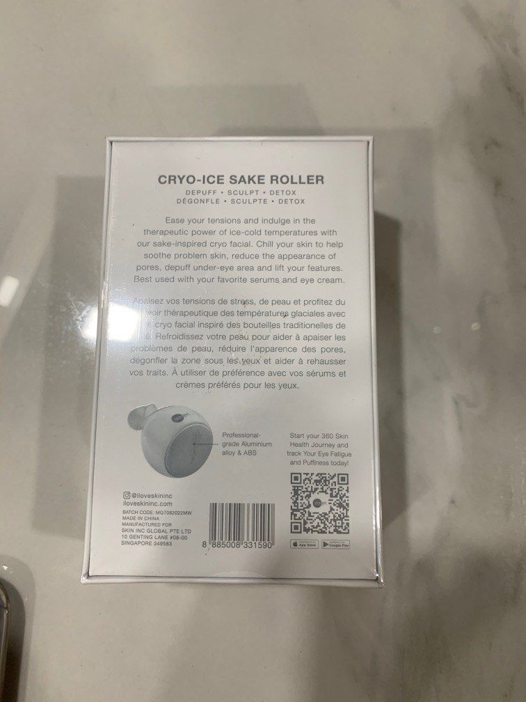 Cyro-Ice Sake Roller Skininc Bar, Health & Nutrition, Massage Devices ...