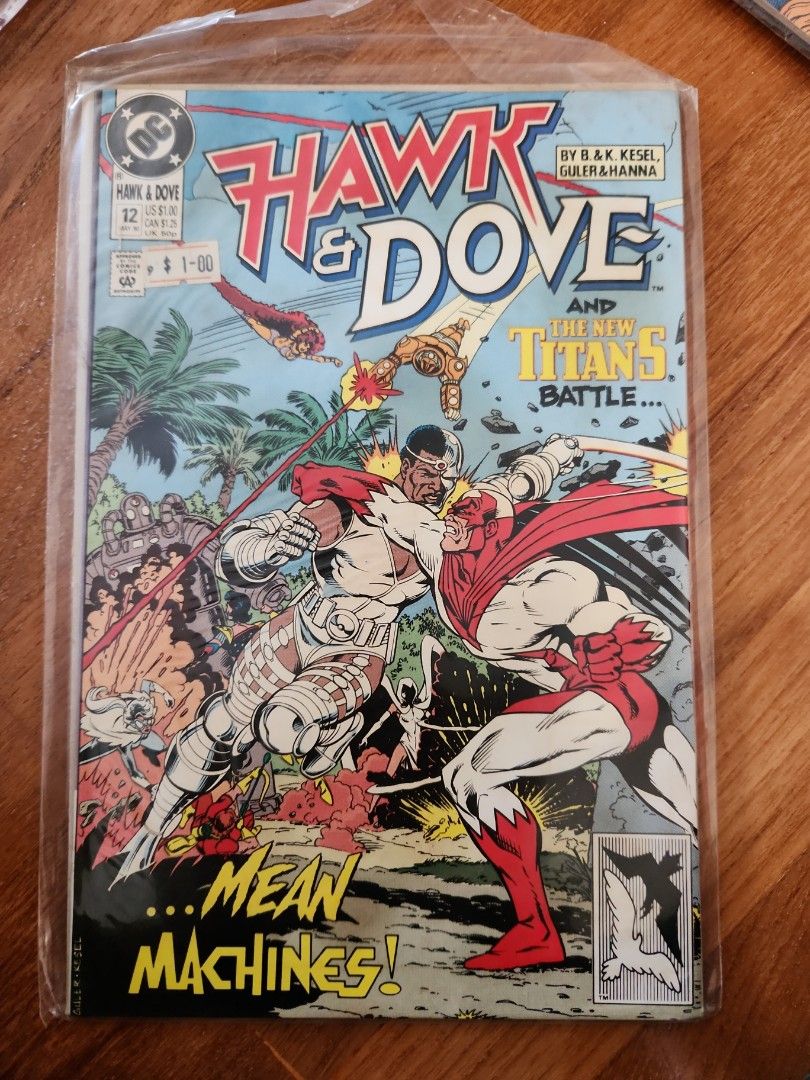 DC Hawk & Dove and the new titans battle #12, Hobbies & Toys, Books ...