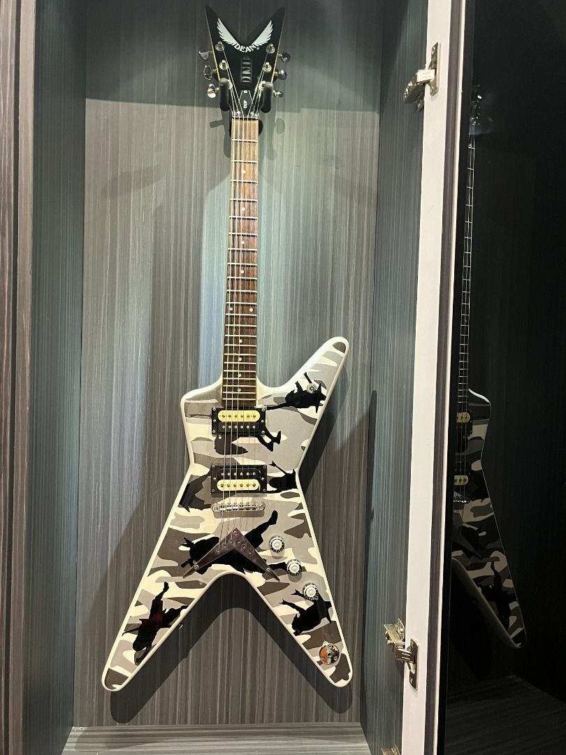 Dean Dimebag Dime DOF Camo Graphic Electric Guitar, Hobbies & Toys, Music & Media, Musical ...