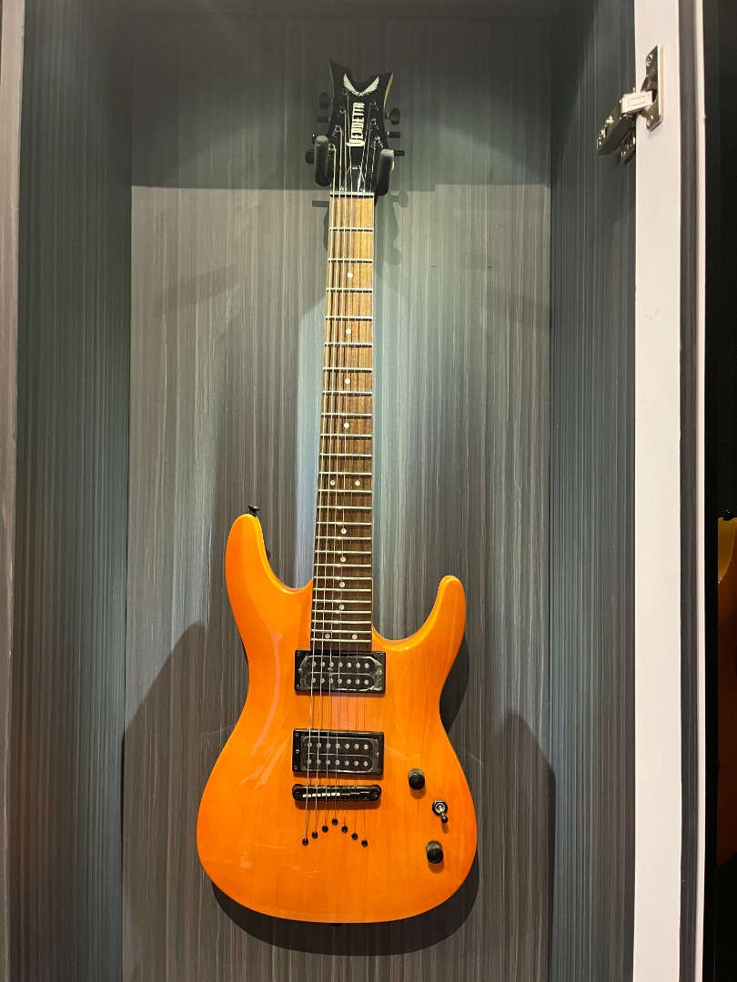 Dean Guitars Vendetta 7 Strings Electric Guitar (Orange), Hobbies ...