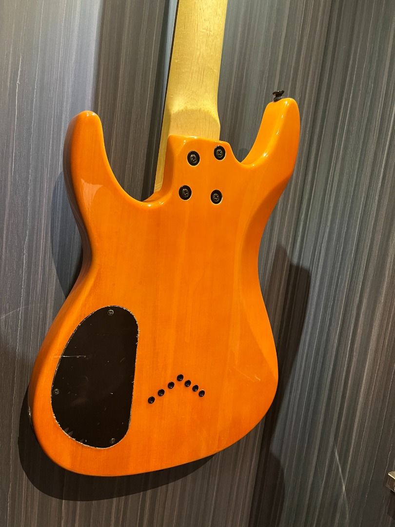 Dean Guitars Vendetta 7 Strings Electric Guitar (Orange), Hobbies ...